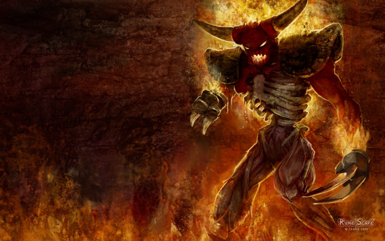 Fire Monster Wallpaper Rift