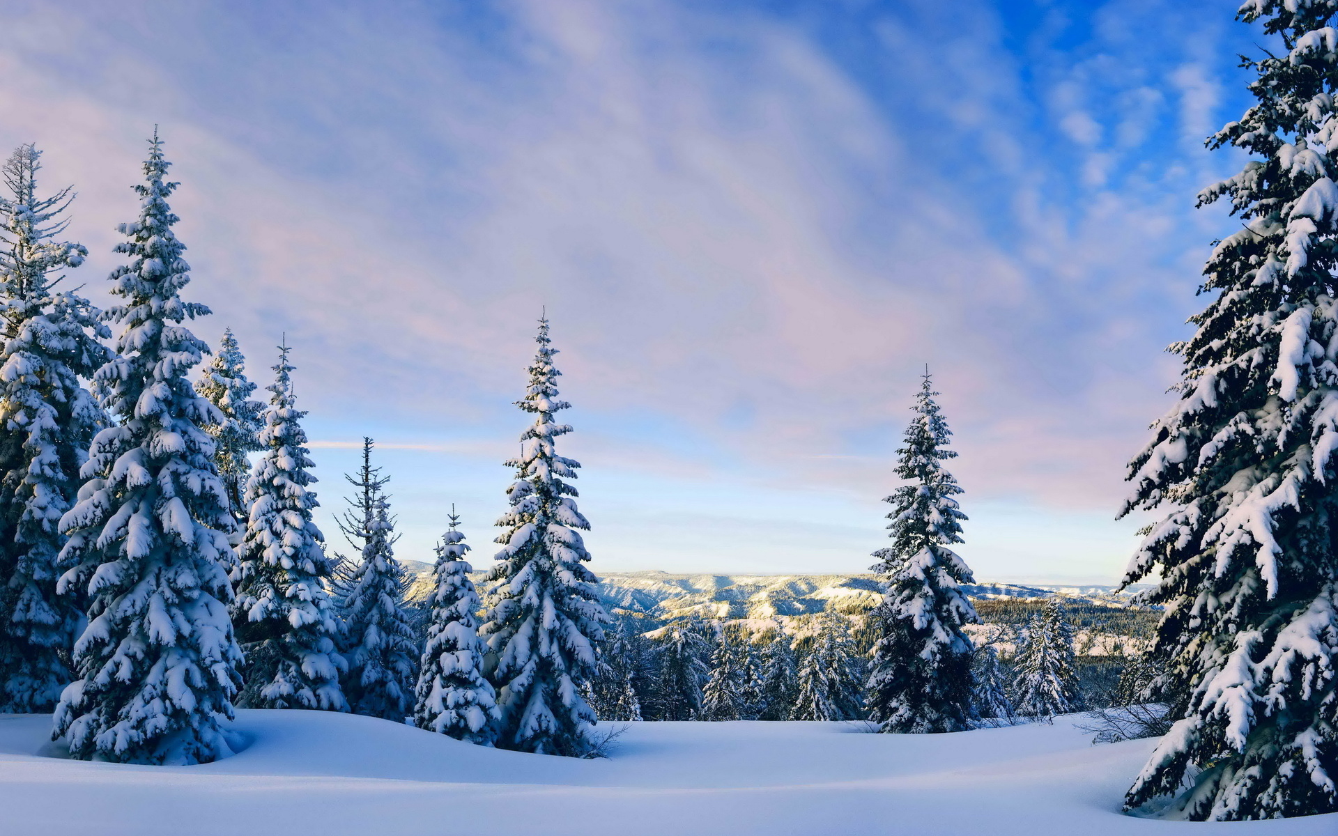 nature, Landscapes, Mountains, Hills, Trees, Forests, Winter, Snow ...