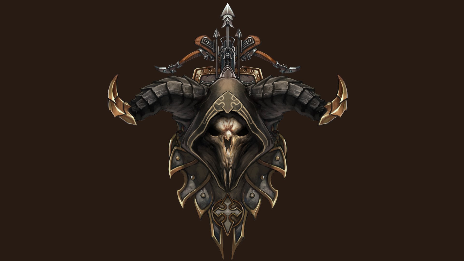 skulls, Horns, Demon, Hunter, Diablo, Iii, Crossbows Wallpapers HD ...