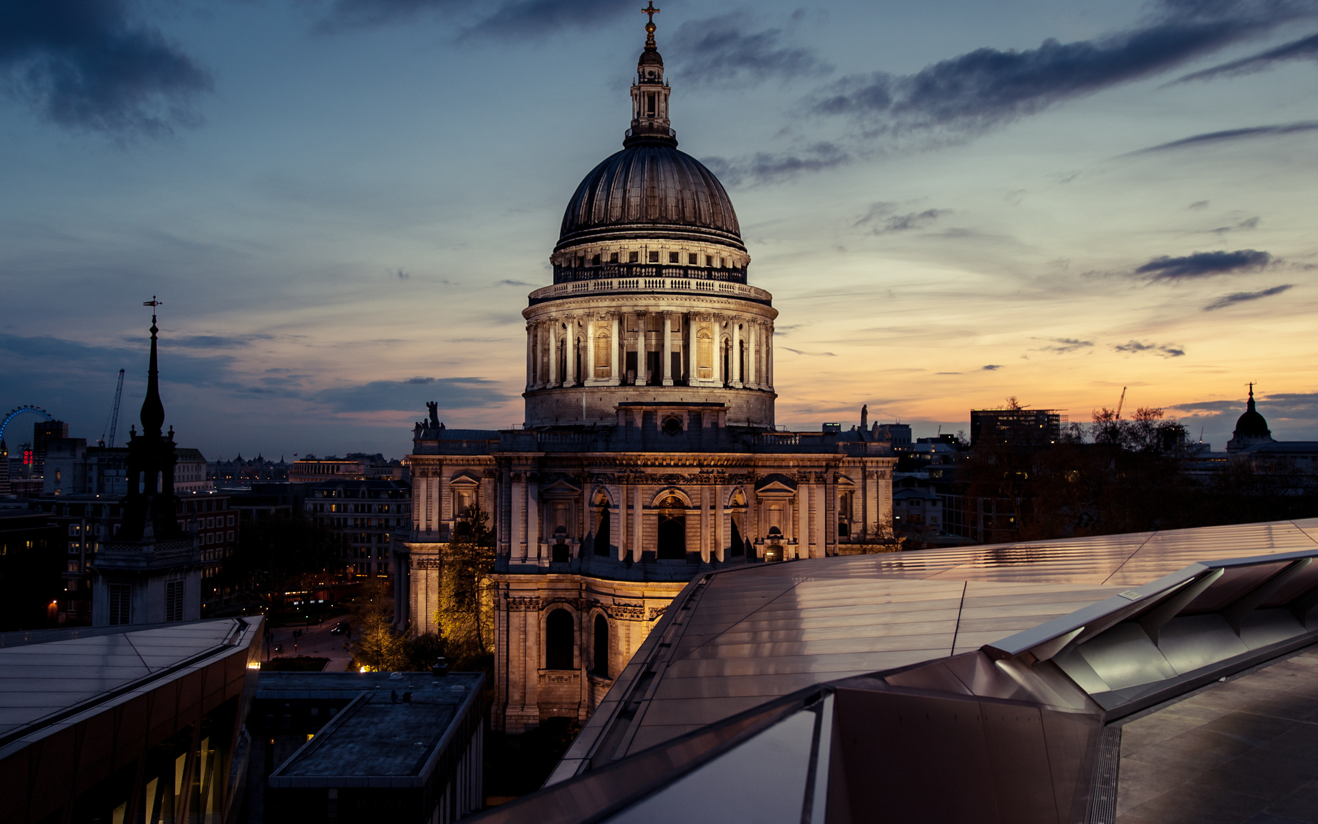 england, Night, St, Pauls, Cathedral, England, London, London, Night ...