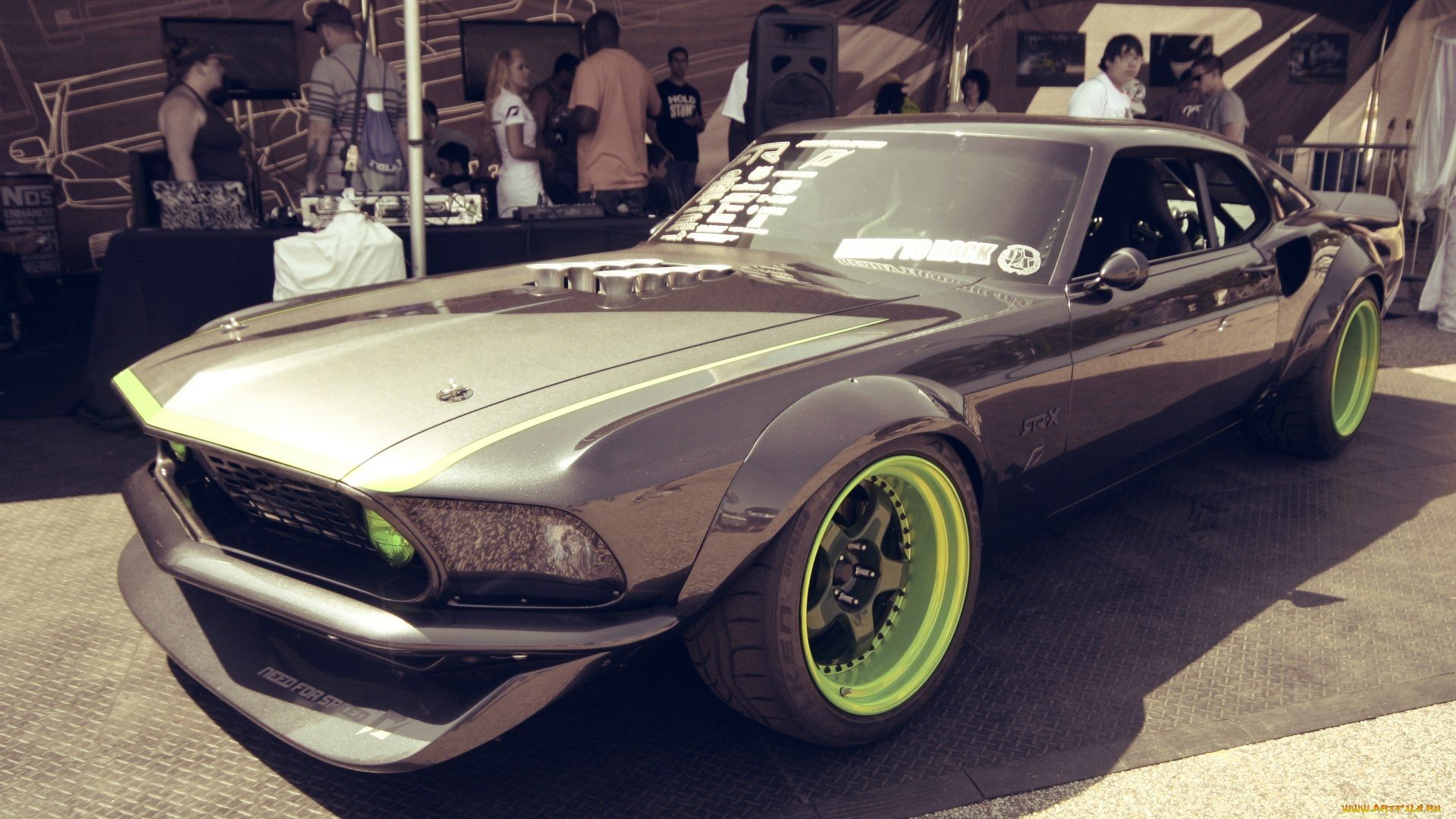 1969, Ford, Mustang, Rtr x, Drift, Race, Racing, Hot, Rod, Rods, Muscle ...