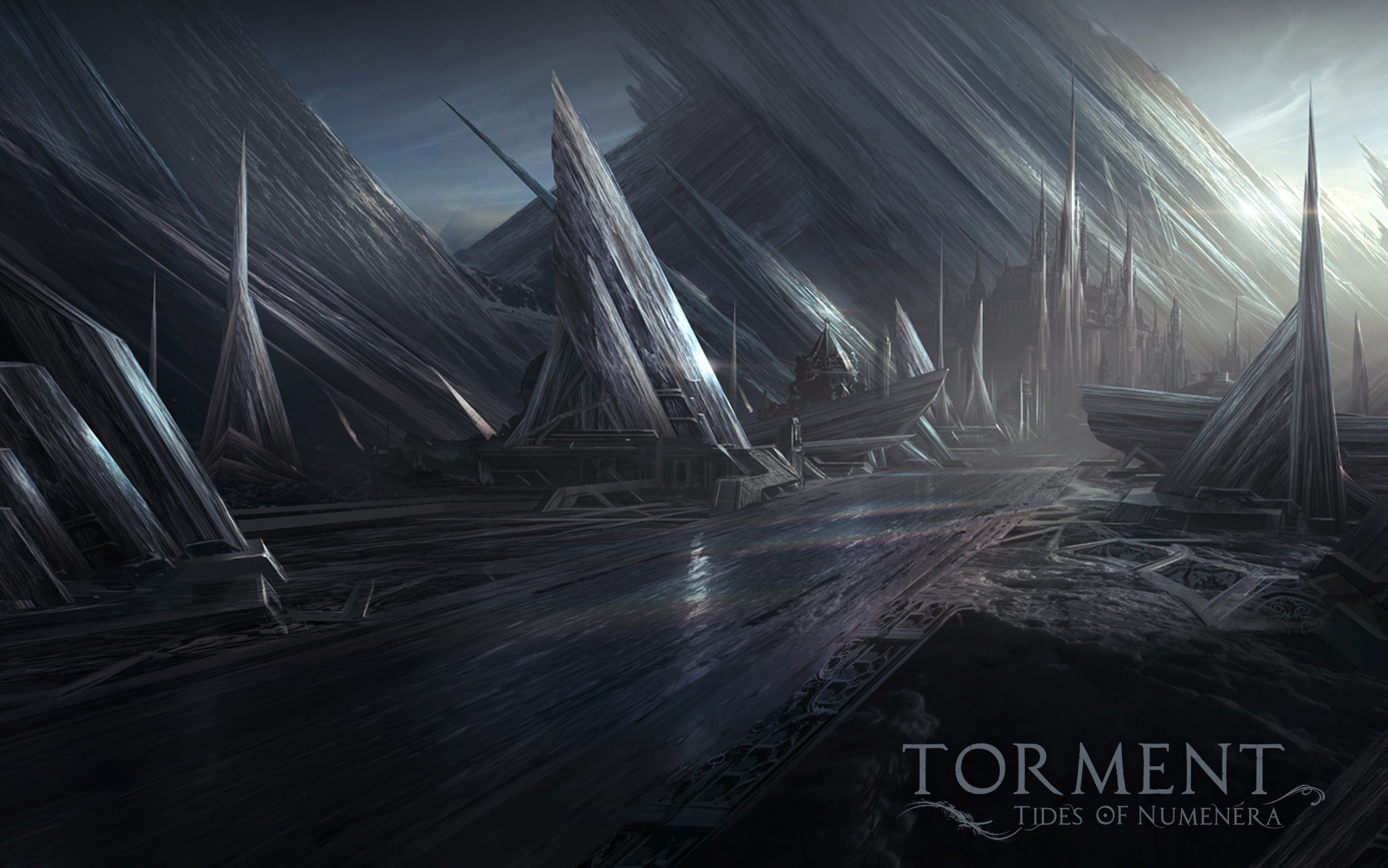 torment, Tides, Of, Numenera, Drawing, Fantasy, Cities Wallpapers HD ...