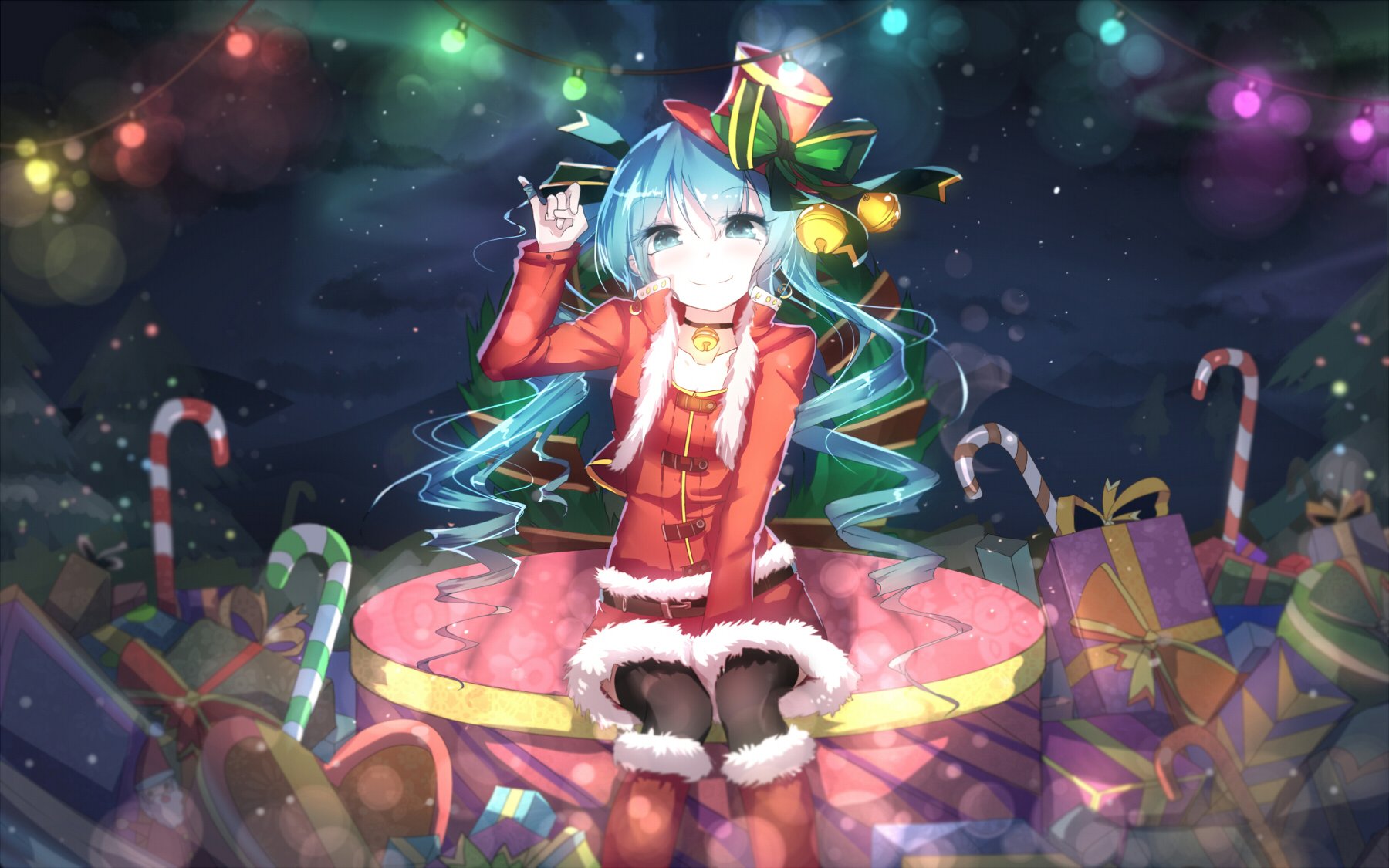 christmas, Hatsune, Miku, Vocaloid Wallpapers HD / Desktop and Mobile ...