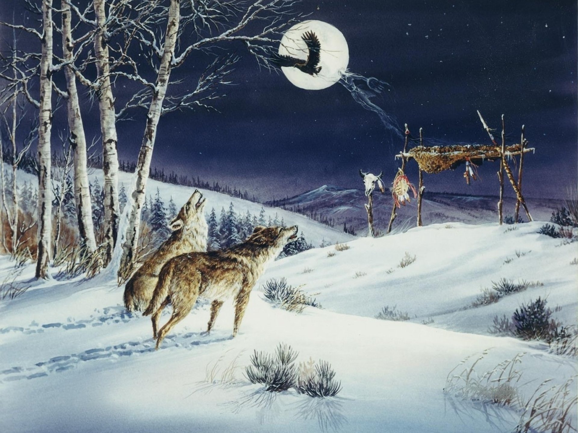 fantasy, Original, Art, Artistic, Artwork, Wolf, Wolves Wallpapers HD ...