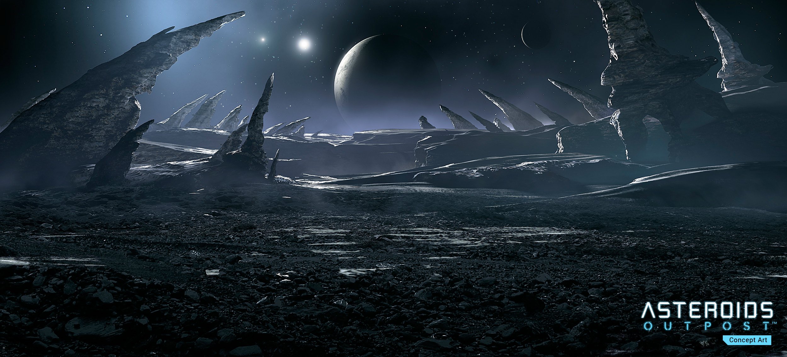 asteroids, Outpost, Sci fi, Shooter, Fps, Survival, Sandbox, Futuristic ...