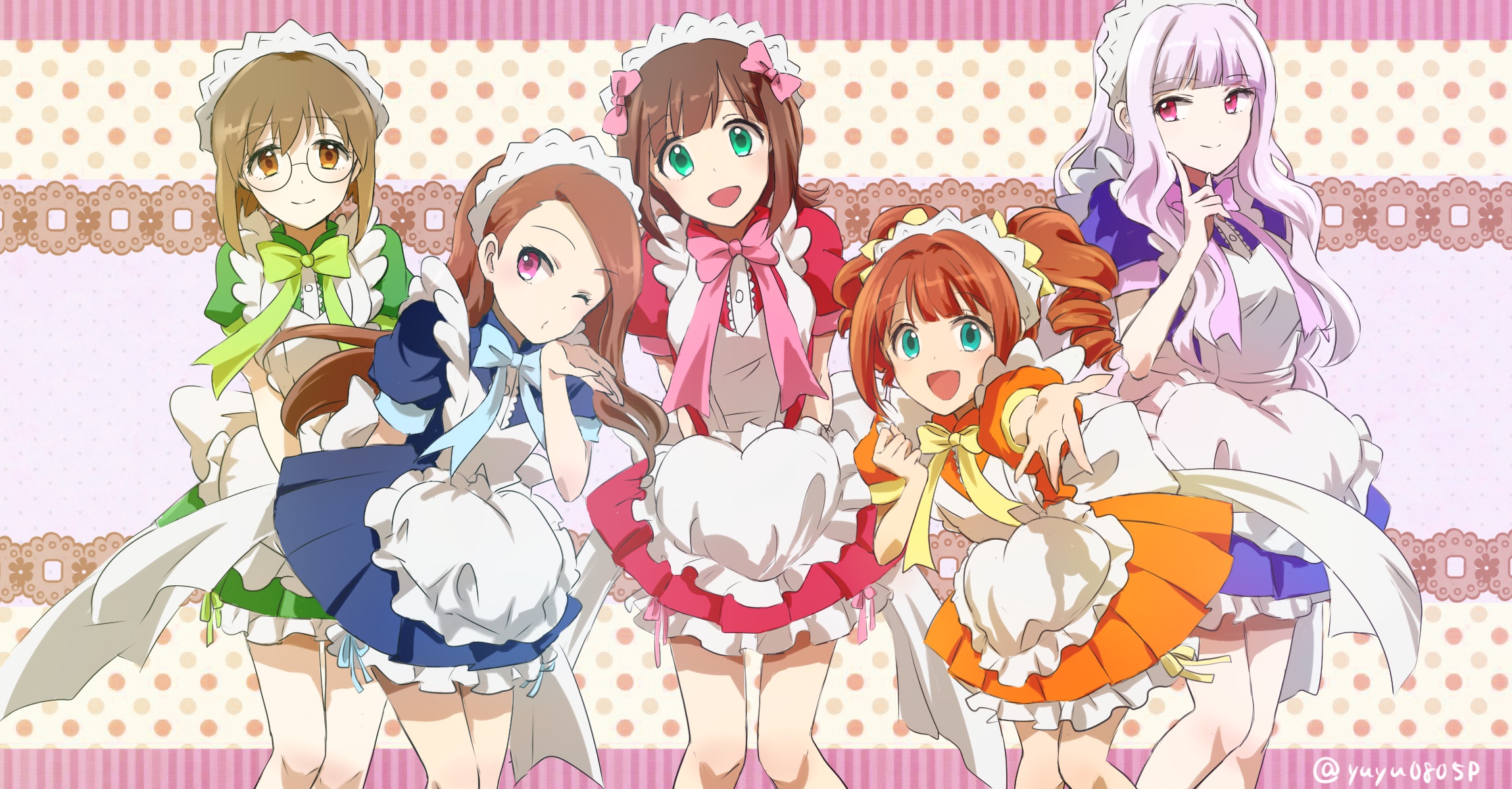 idolmaster, Amami, Haruka, Cosplay, Glasses, Hagiwara, Yukiho, Imaid ...